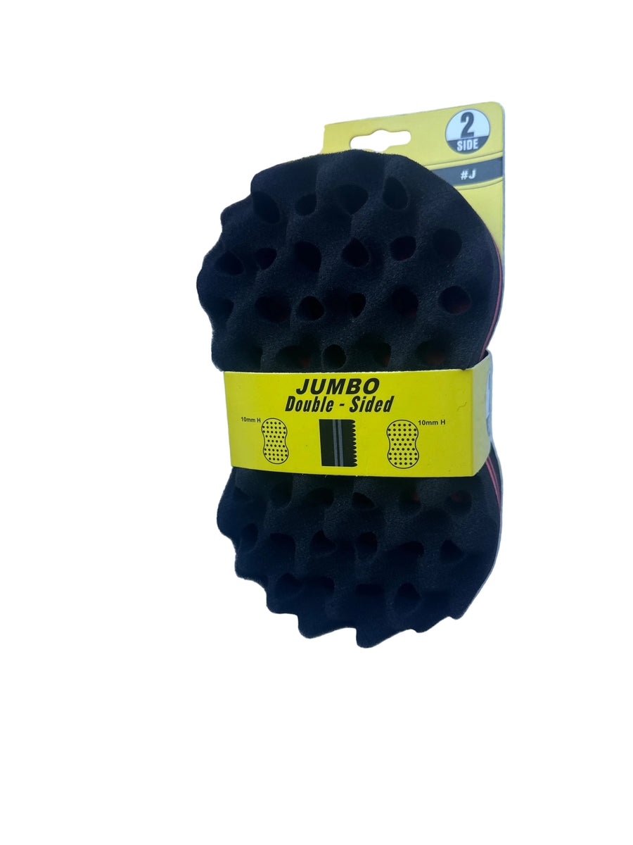 Jumbo double side Hair twist sponge – La Trovadora Barber & Beauty Supply