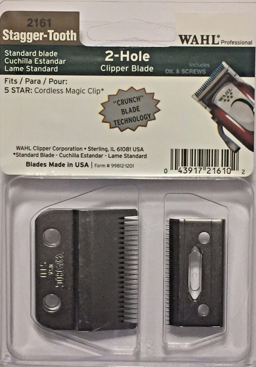 WAHL 2161 MAGIC CLIP BLADE 2 HOLE – La Trovadora Barber & Beauty Supply